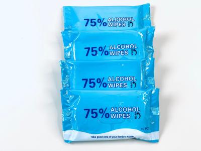 China Hospital Non Woven 3*6cm 99.9% Medical Wet Wipes for sale