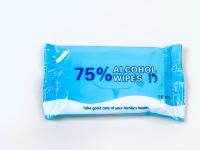 China Antibacterial Ethanol 75% Disinfectant Wet Wipes for sale