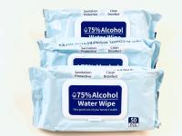 China disinfectant antibacterial 75% alcohol hand wet wipes for sale