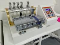 China Stain Abrasion Resistant Leather Testing Machine For Clothing / Luggage for sale