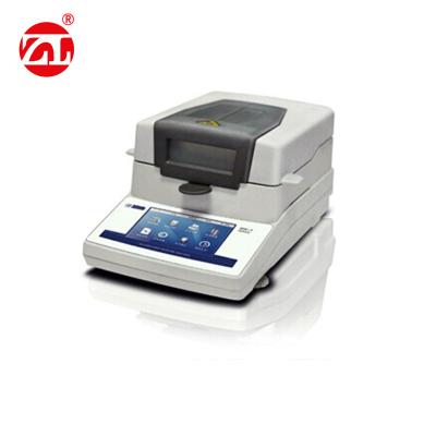 China Touch Panel Rapid Cotton Moisture Meter with 5mg Accuracy and Stainless Steel Chamber for sale