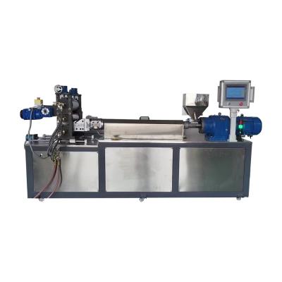 China 250mm Film Width Laboratory Sheet Extrusion Machine With Adjustable Screw Rotation for sale