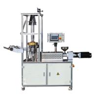 China Lab 3 Layer Co Extrusion Plastic Film Blowing Machinery For Pvc Pe Pp Aba for sale