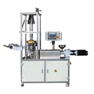 China Lab 3 Layer Co Extrusion Plastic Film Blowing Machinery For Pvc Pe Pp Aba for sale