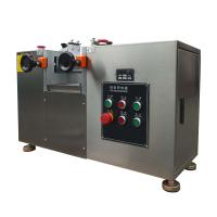 China 2 Inch Desktop Lab Rubber Open Two Roll Mixing Mill for sale