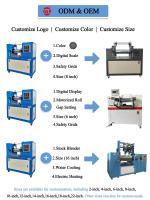 China 2 Inch Desktop Lab Rubber Open Two Roll Mixing Mill for sale
