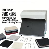 China ISO 12945 ASTM D3512 ASTM D4970 Martindale ICI Hook Wire Pilling Results Rating Tester for sale