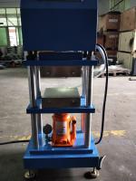 China Lab Manual Type Small Rubber Platen Vulcanizing Press Equipment for sale