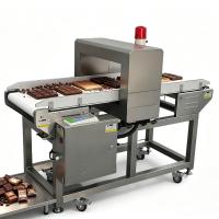 China HACCP FDA Pulse Metal Detector Conveyor Metal Detection Machine for Chocolate Chip Cookies Biscuit Snack Production Line for sale