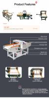 China High Sensitivity Food Metal Detector Conveyor Machine for Bakery Bread Cookie Pastry Processing Industry for sale