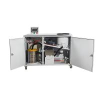 China Automatic Rubber O Ring Deflashing Machine PLC Controlled Spin Trim Trimming Equipment for Oil Seals for sale
