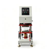 China 10Ton 25Ton 30Ton Manual Laboratory Hot Hydraulic Platen Vulcanizing Press for Rubber Plastic Sample Compression Molding for sale