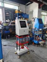 China 10Ton 25Ton 30Ton Manual Laboratory Hot Hydraulic Platen Vulcanizing Press for Rubber Plastic Sample Compression Molding for sale