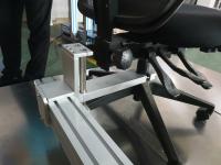 China BS EN 1335 Castor & Chair Base Durability Testing Rig | Bifma X5.1 Office Chair Base Caster Fatigue Life Testing Machine for sale