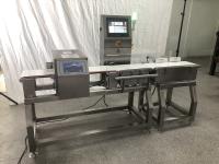 China 304 Stainless Steel Food Weighter And Metal Detector Band Induction for sale