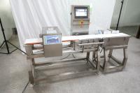 China 304 Stainless Steel Combined Conveyor Weight Check & Metal Detector Food Industry for sale