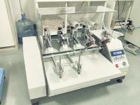 China SATRA TM92 Shoe Bending Test Machine with 6 Electronic LCD, 0°～90° Adjustable Bending Angle and 0 ~ 150 cpm Speed for sale
