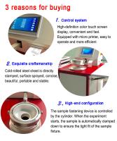 China Fully Automatic Fabric Air Permeability Tester , No Discoloration And No Oxidation for sale