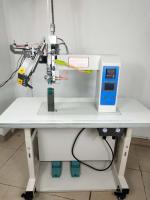 China Computerized Waterproof Strip Hot Air Seam Sealing Machine , PLC Glue Press Machine for sale