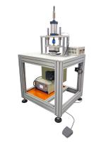 China N95 KN95 Mask Edge Bonding Machine with 20-250 pcs/min Capacity and Self-Centered Floating Joint for Semi-Automatic Face Mask Production for sale
