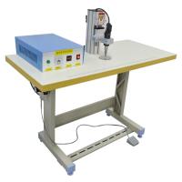 China Ultrasonic Manual Mask Ear-loop Spot Welding Machine For Inner / Outer Ear Straps for sale