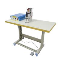 China Ultrasonic Manual Mask Ear-loop Spot Welding Machine For Inner / Outer Ear Straps for sale