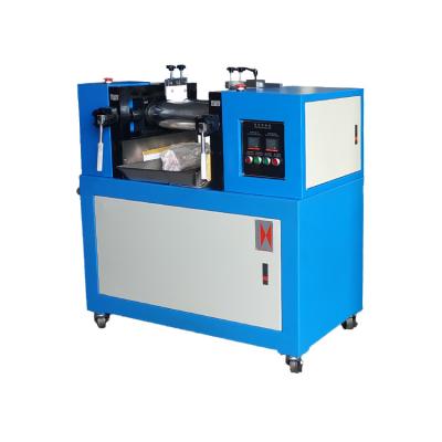 China 120mm Rubber Lab Two Roll Mixing Mill With Electrical Heating for sale