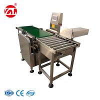 China Conveyor Belt Weight Checking Machine With Reject Arm / Air Blast / Pneumatic Pusher for sale