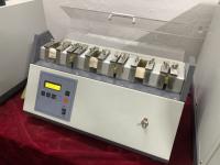 China EN ISO230344 Upper Leather Stretch Testing Machine Can Test 12 Samples for sale