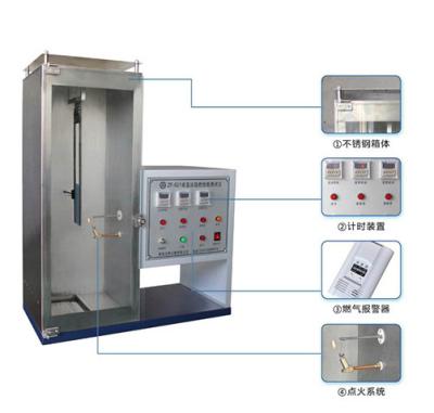 China GB/T 5455 Automatic Ignition Safety Net Flame Retardant Performance Tester for sale