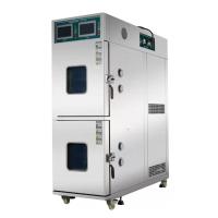 China IEC68-2 Dual Controller Constant Temperature And Humidity Chamber for sale