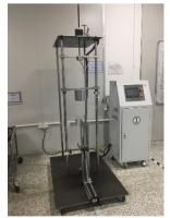 China GB3565 PLC Touch Screen Control Servo Bicycle Frame Impact Test Machine for sale
