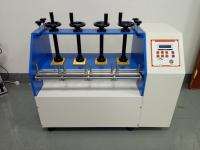 China 12 Sets Finished Sole Bending Test Machine / Cold Resistance Bending Leather Testing Machine for sale