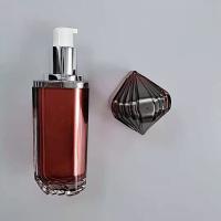 China 15ml 50ml 100ml Cream Bottle red Cream Oil Bottle Custom Color Airless Pump Bottle for sale