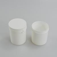 China PP Tear Pull Cap Bottle 80g Chewing Gum Plastic Bottle with Straight Round Design for sale