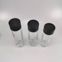 China Glass Cold Pressing Fruit Juice Milk Cold Brew Coffee Beverage Voss Water Bottle 350ml 400ml for sale