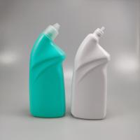China 600Ml Empty Hdpe Plastic Toilet Cleaner Bottle For Liquid Detergents With Custom Labels for sale