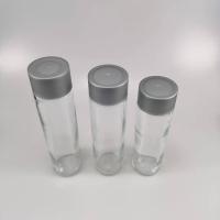 China Glass Cold Pressing Fruit Juice Milk Cold Brew Coffee Beverage Voss Water Bottle 350ml 400ml for sale