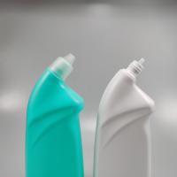 China 600Ml Empty Hdpe Plastic Toilet Cleaner Bottle For Liquid Detergents With Custom Labels for sale