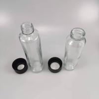 China Glass Cold Pressing Fruit Juice Milk Cold Brew Coffee Beverage Voss Water Bottle 350ml 400ml for sale