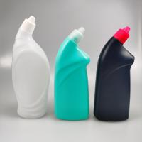 China 600Ml Empty Hdpe Plastic Toilet Cleaner Bottle For Liquid Detergents With Custom Labels for sale
