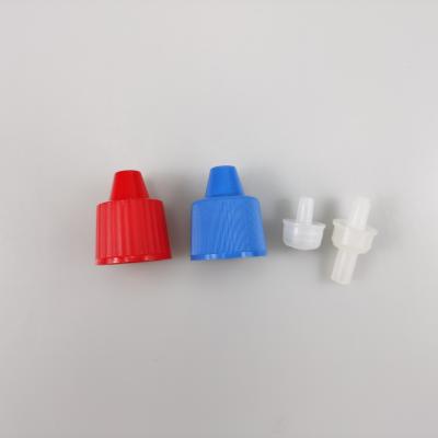 China PP Material 22/410 22mm Toilet Cleaner Bottle Screw Cap Custom Coating for sale