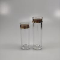 China Acrylic 40ml 50ml Transparent Vials for Saffron Cordyceps Vitamin Capsules Eco-friendly for sale