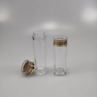 China Acrylic 40ml 50ml Transparent Vials for Saffron Cordyceps Vitamin Capsules Eco-friendly for sale