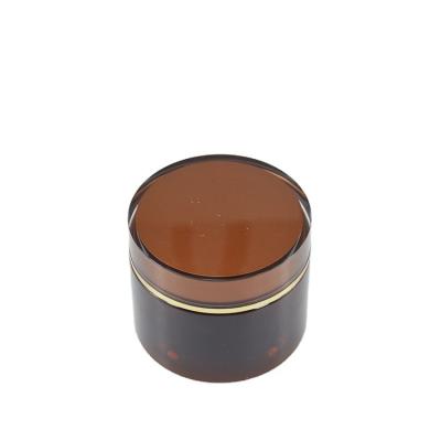 China Amber PET Plastic Pill Bottle for Medicine Capsules and Supplements Customized Design for sale