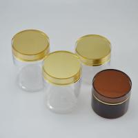 China Amber PET Plastic Pill Bottle for Medicine Capsules and Supplements Customized Design for sale