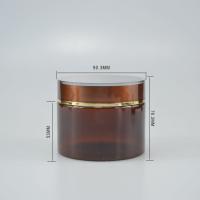 China Amber PET Plastic Pill Bottle for Medicine Capsules and Supplements Customized Design for sale