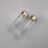 China Acrylic 40ml 50ml Transparent Vials for Saffron Cordyceps Vitamin Capsules Eco-friendly for sale