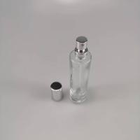 China ODM OEM Printing 35ml Round Glass Perfume Bottle with Golden Silver Pump Sprayer for sale