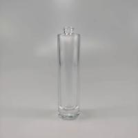 China ODM OEM Printing 35ml Round Glass Perfume Bottle with Golden Silver Pump Sprayer for sale